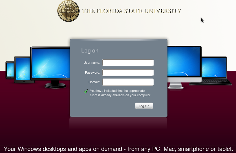 FSU Virtual Lab - Department of Scientific Computing