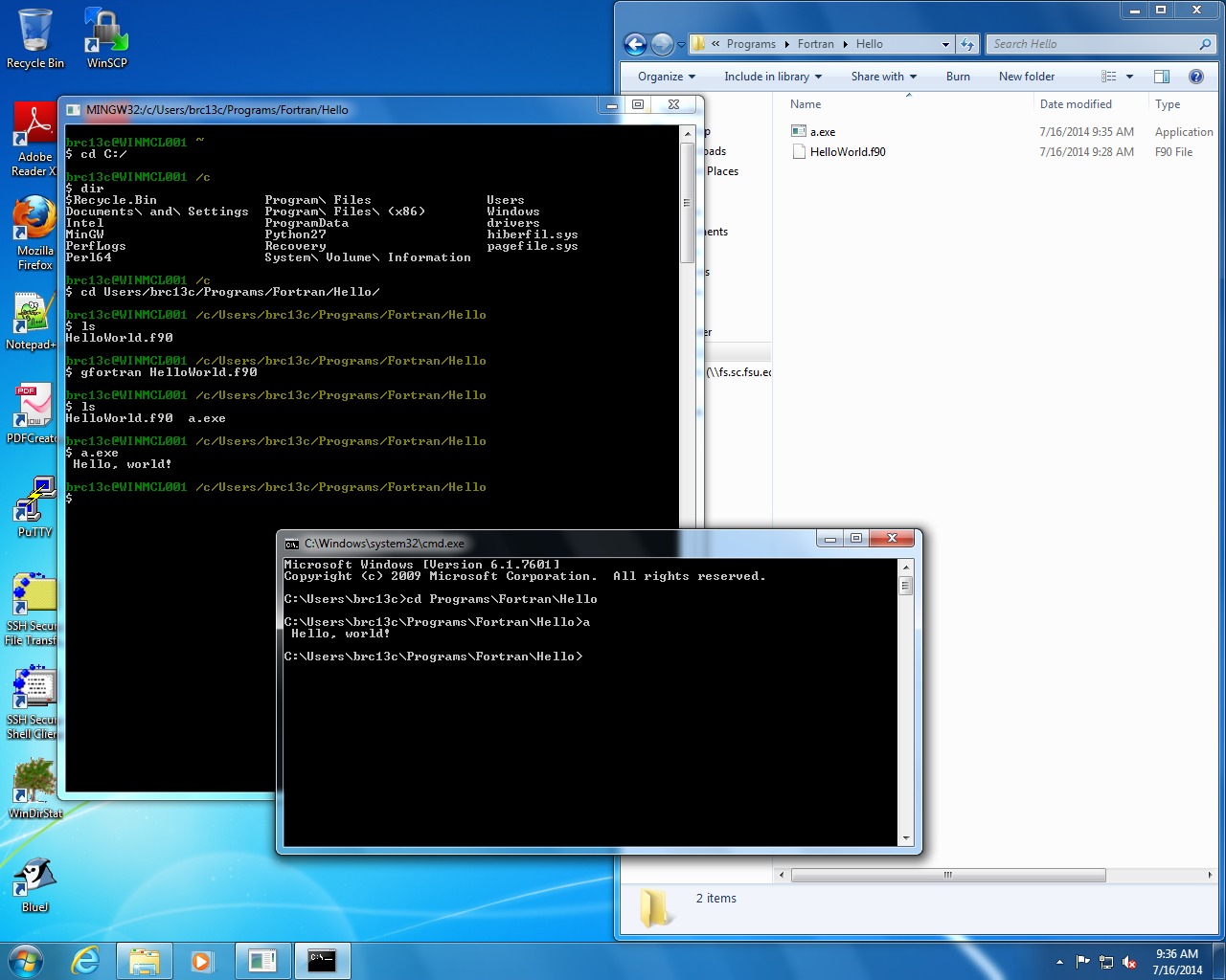 How to install gfortran on windows - acpsado